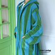 Modern Striped Cotton Bathrobe Set | Cozy Robe | Ever Lasting