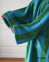 Modern Striped Cotton Bathrobe Set | Cozy Robe | Ever Lasting