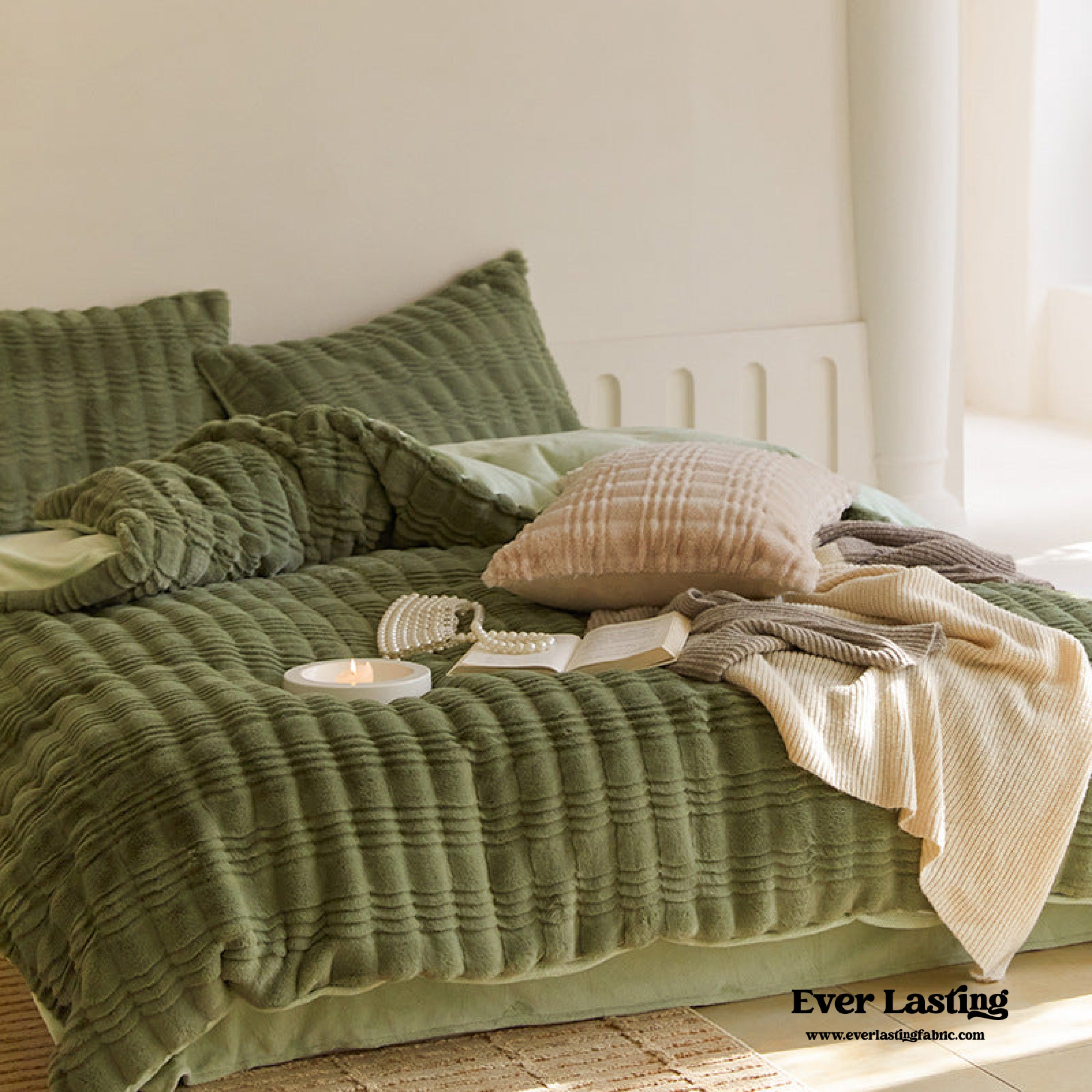 Cozy Earth Tone Milk Velvet Bedding Bundle | Best Stylish Bedding ...