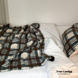Cozy Plaid Wool Throw Blanket | Vintage Throw | Ever Lasting
