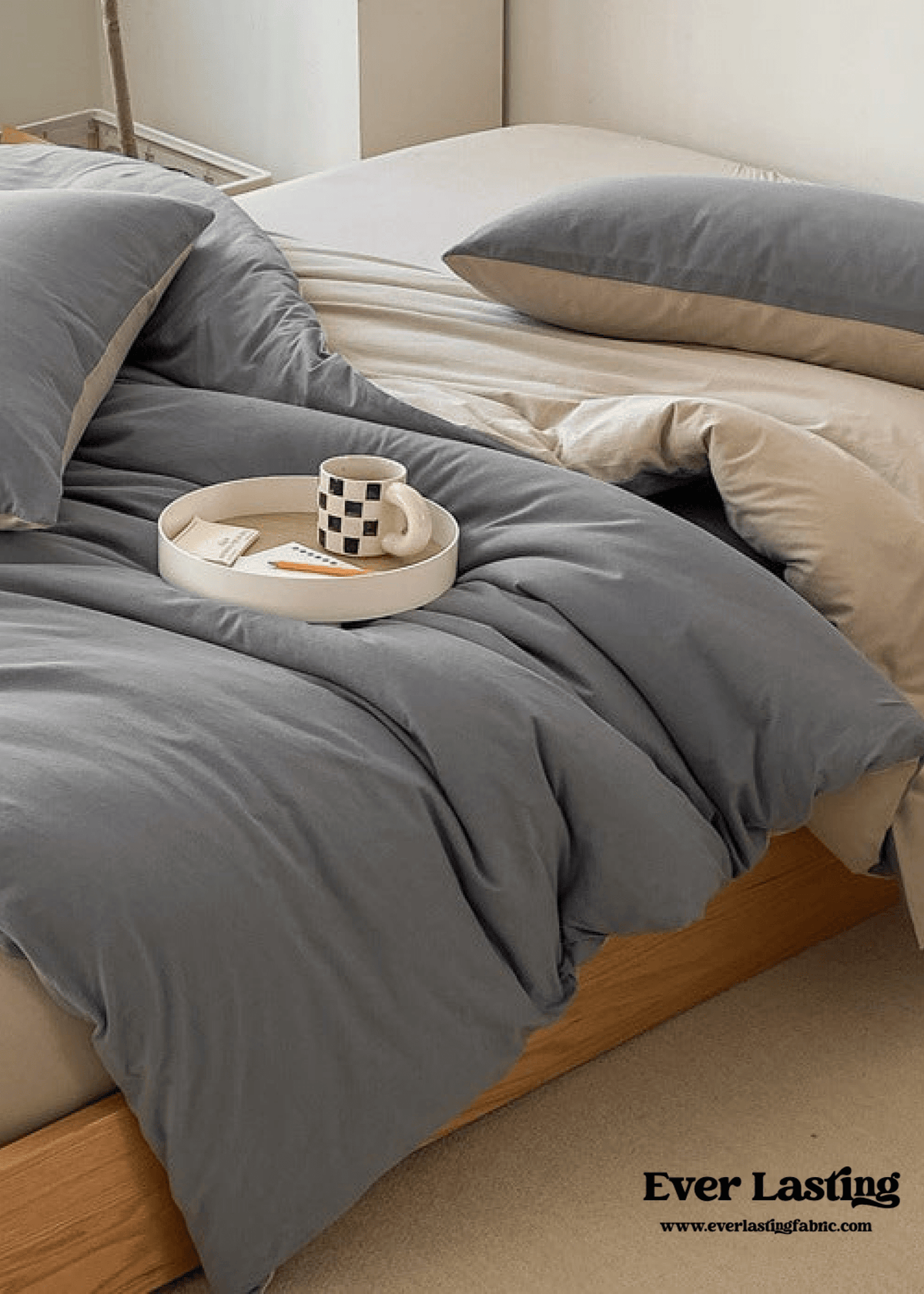 Duo Earth Tone Jersey Knit Bedding Set | Classic Bedding | Ever Lasting