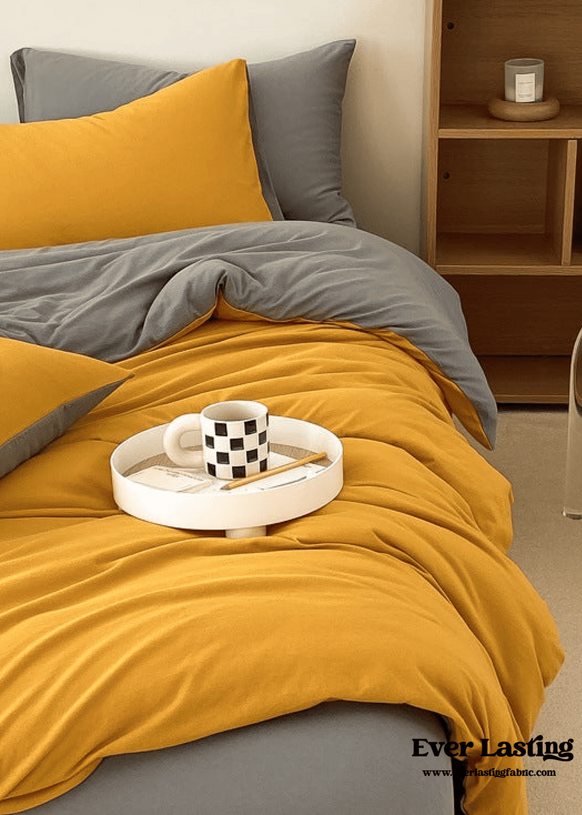 Duo Earth Tone Jersey Knit Bedding Set | Classic Bedding | Ever Lasting