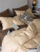 DUO Double Layer Cotton Bedding Set | Minimal Duvet Cover | Ever Lasting