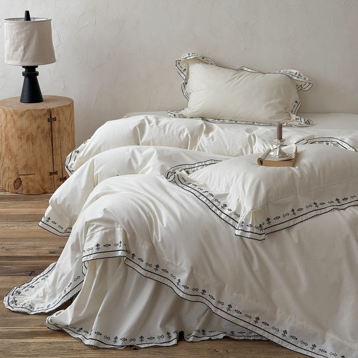 Eden French Embroidered Bedding Set | Luxury Bedding | Ever Lasting