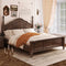 French Solid Wood Brown Bed Frame | Cottagecore Aesthetic Beds | Ever ...