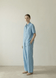 Lino Natural Texture Unisex Cotton Set in Soft Water Blue | Ever Lasting