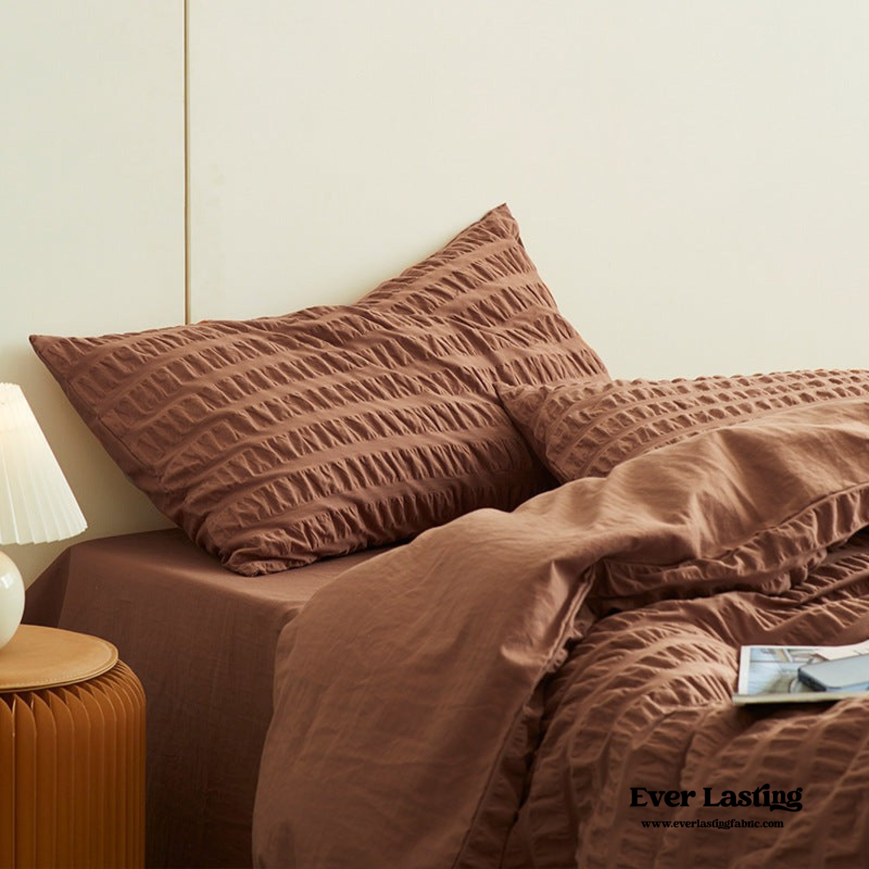 Minimal Bubble Textured Bedding Set / Blue | Best Stylish Bedding ...