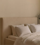 Minimalist Linen Bed Frame | Luxury Sustainable Furniture | Ever Lasting