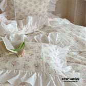 Floral Double Layer Cotton Bedding Bundle | Cozy Duvet | Ever Lasting