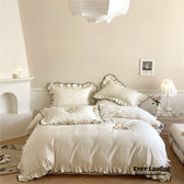 Silky Ruffle Bed Sheet | Coquette Sheets | Ever Lasting