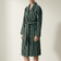 Quiet Evening Striped Bathrobe Set | Green Robe | Ever Lasting
