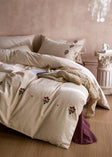 Rowan Jacquard Striped Floral Bedding Set | Cozy Bedding | Ever Lasting