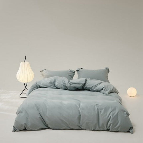 Luxury Solid Color Cotton Bedding Set | Cozy Bedding | Ever Lasting