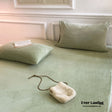 Velvet Fitted Sheet | Solid Bed Sheet | Ever Lasting Fabric