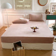 Velvet Fitted Sheet | Solid Bed Sheet | Ever Lasting Fabric